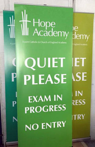 RB04 - School Exam Roller / Popup / Retractable Banner – Willow ...