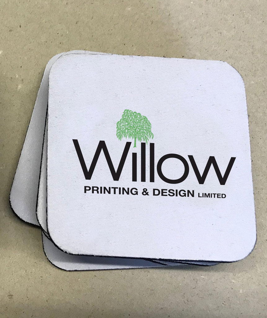 Promotional Branded Coasters (Foam Backed) – Willow Printing & Design