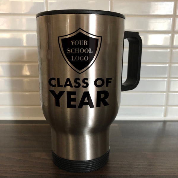 Personalised Leavers Travel Mugs for Schools, Colleges & Universities ...