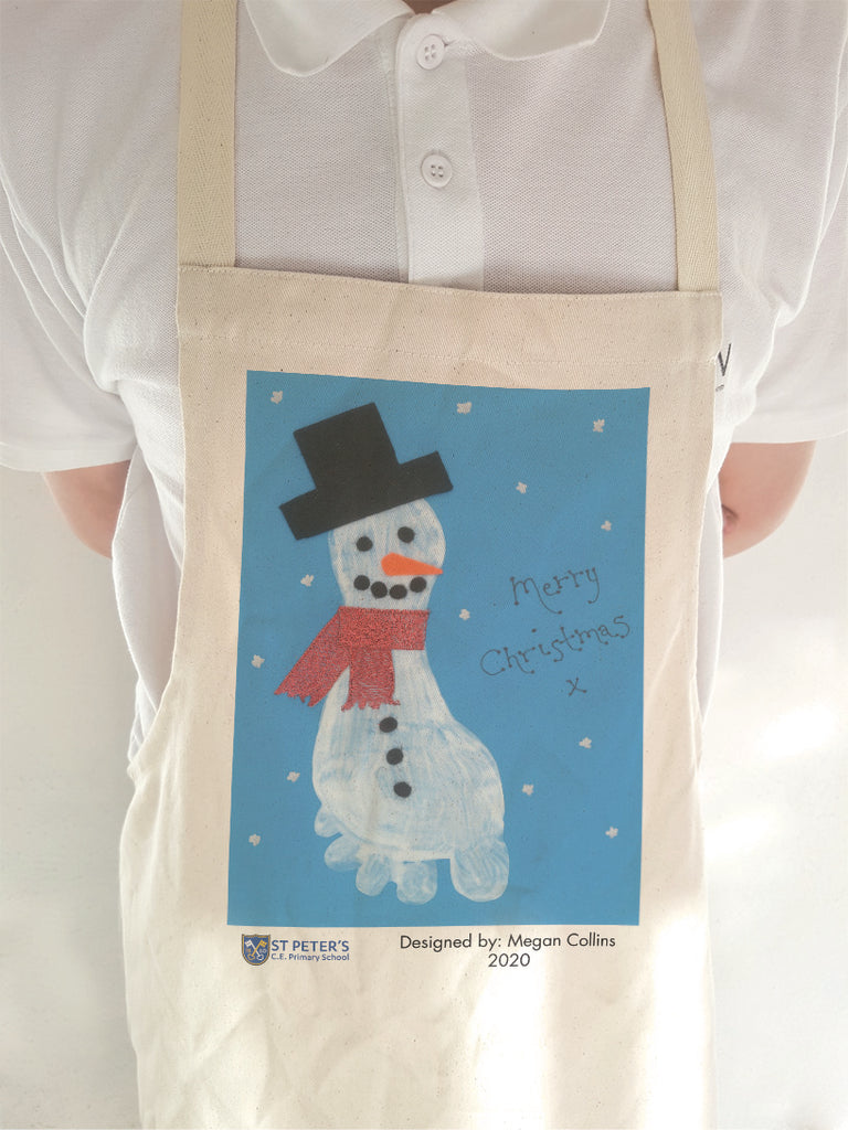 Bishop Monkton Nursery Personalised Adult & Child Apron with Child's D ...